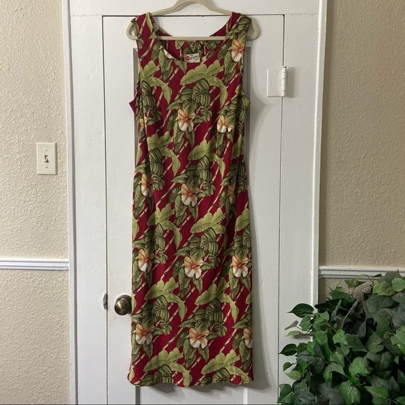 Hilo Hattie | Dresses | Hilo Hattie Hawaiian Maxi Slip Shift Dress ...